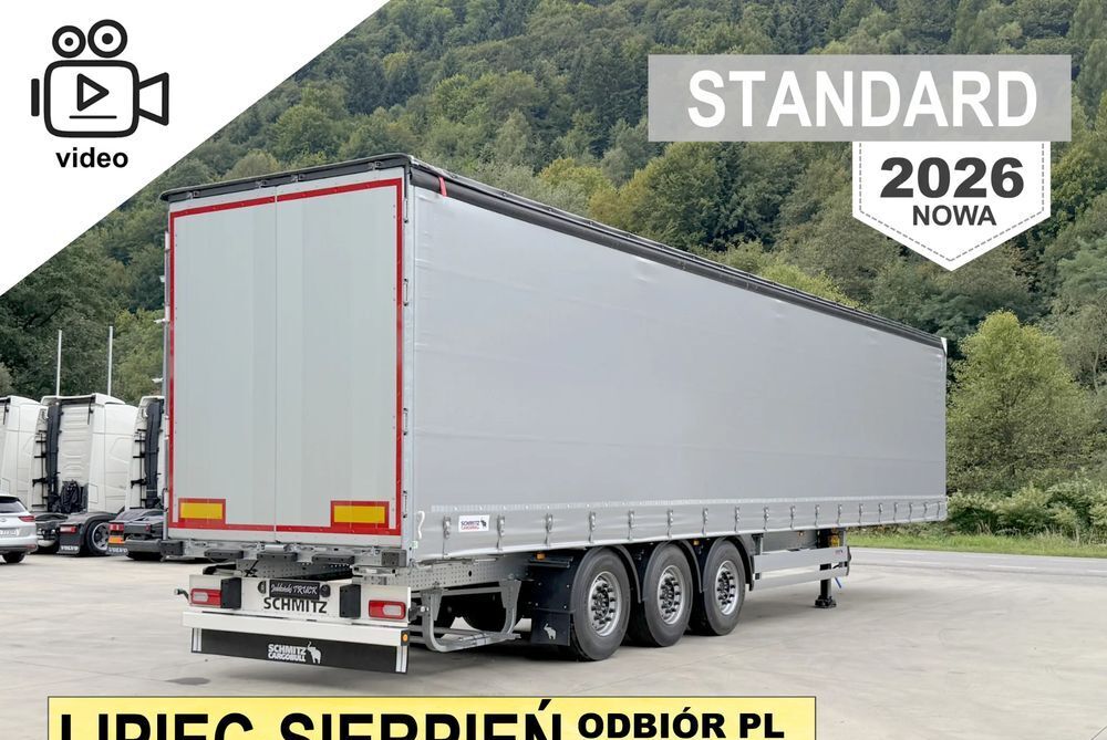 Nova Schmitz Cargobull STANDARD poluprikolica sa kliznom ceradom