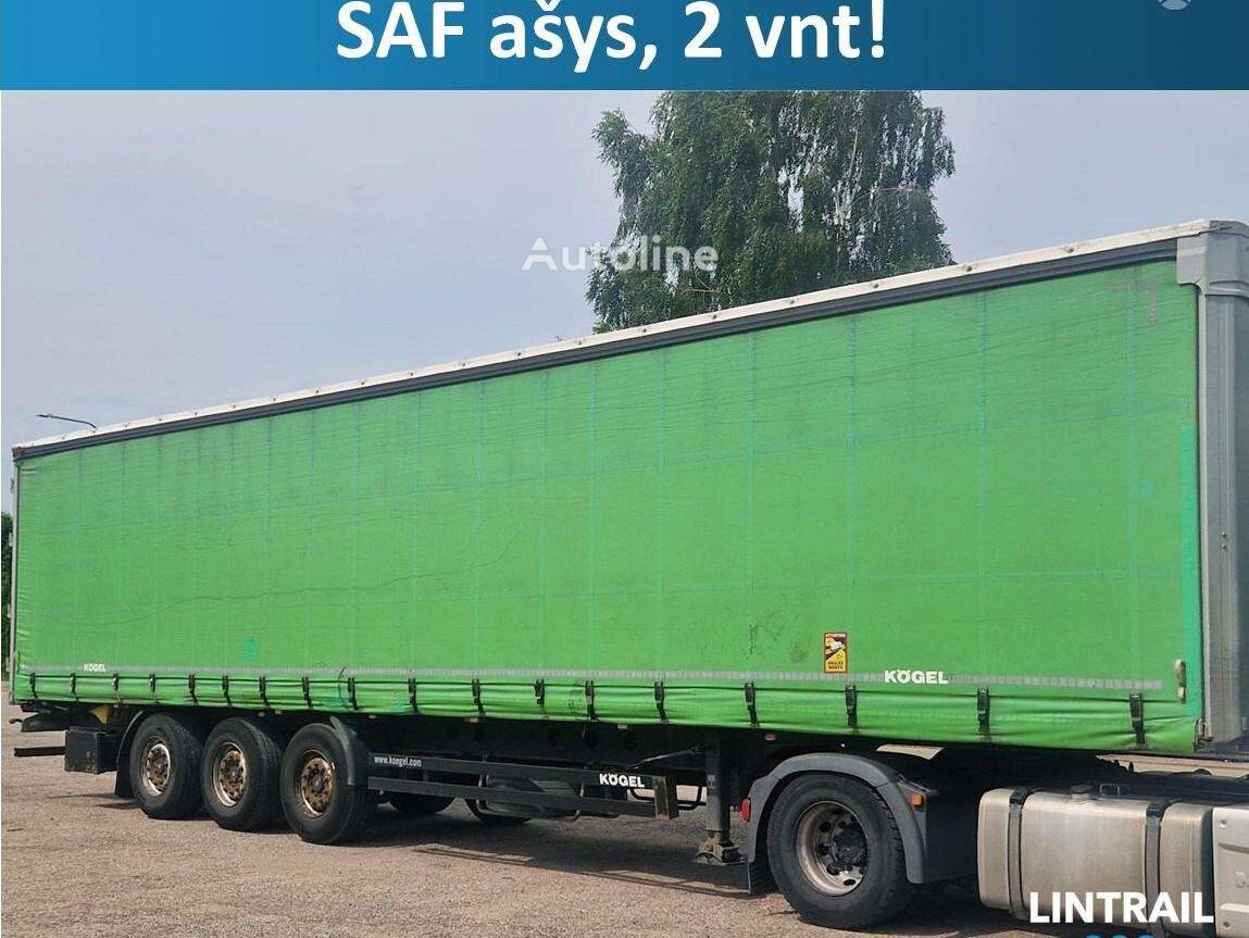 Kögel SAF ašys, 2 vnt! poluprikolica sa kliznom ceradom