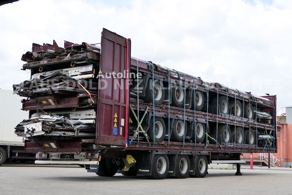 Krone SD Pritsche Plane XL MegaLiner Bordwände 5x poluprikolica sa kliznom ceradom