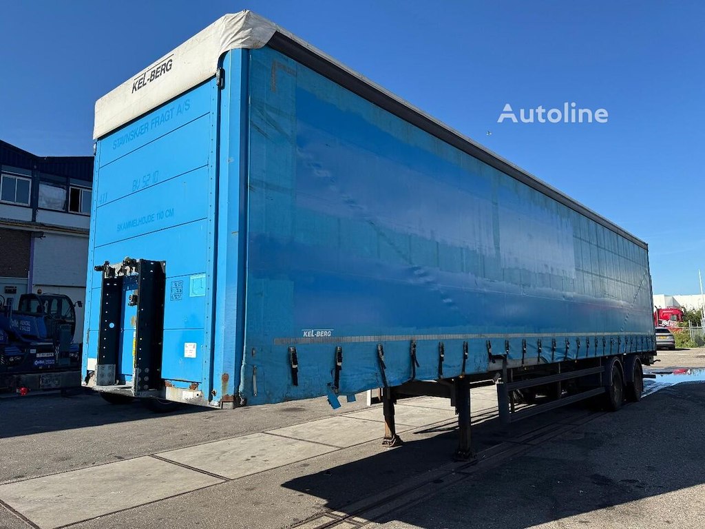 Kel-Berg 2 AXLE poluprikolica sa kliznom ceradom