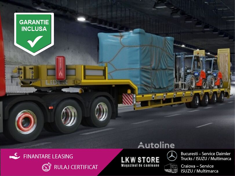 Nova Lider TRAILER/LOW LOADER poluprikolica sa niskom platformom
