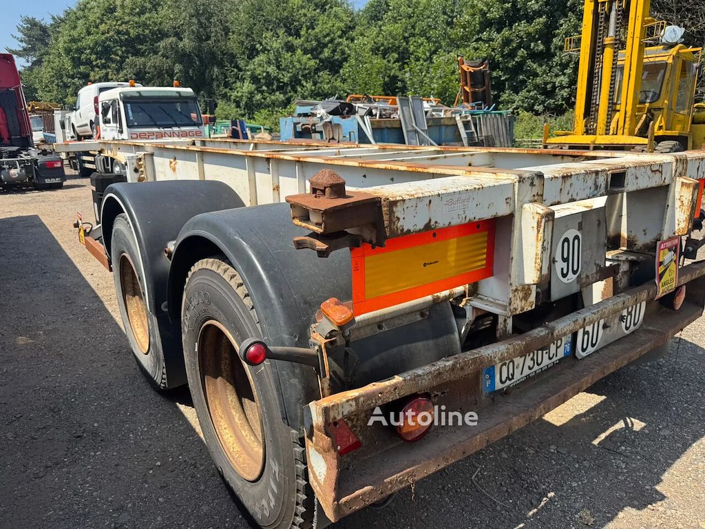 Asca **20"CONTAINER CHASSIS-FULL STEEL** poluprikolica za prevoz kontejnera