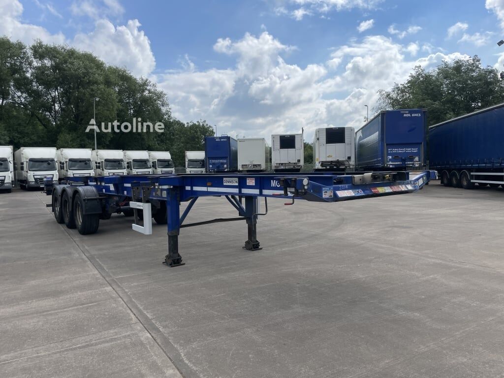 Dennison LOCK AND GO SLIDING SKELETAL TRAILER – C383225 poluprikolica za prevoz kontejnera