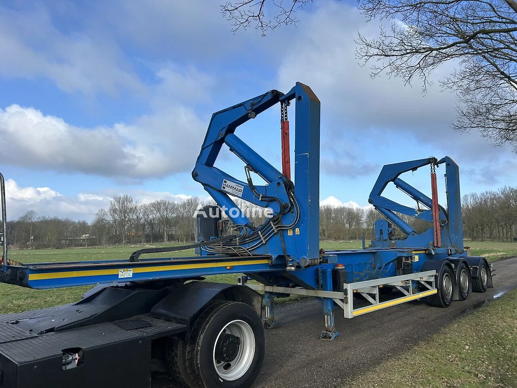 Hammar Sidelloader 160E / 20ft - 2 x 20ft - 40 / Remote control poluprikolica za prevoz kontejnera