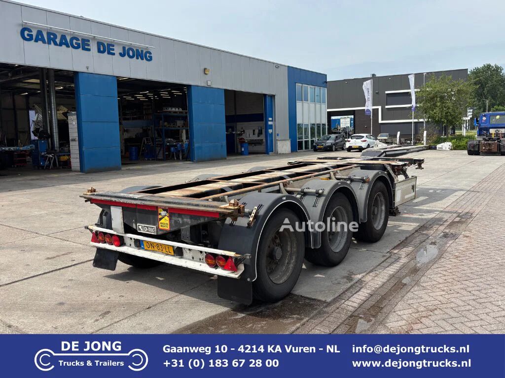 D-Tec VCC-01 / 3x Extendable / BPW / 1x Lift Axle poluprikolica za prevoz kontejnera