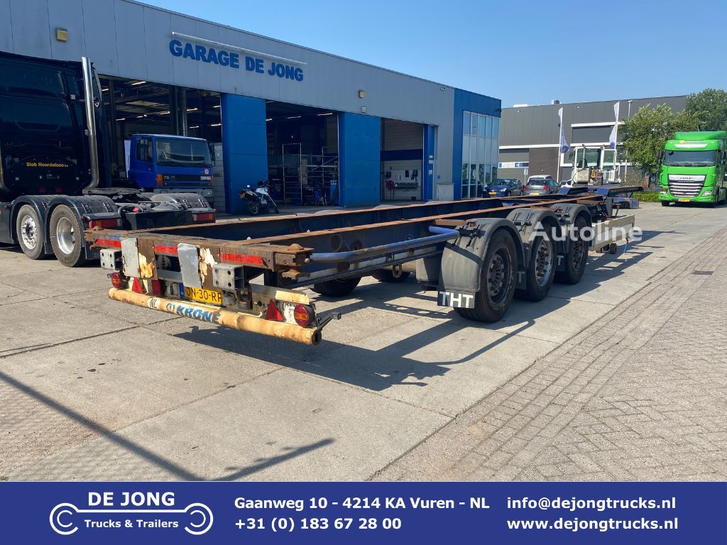 Krone SD 45FT / 4220 kg / Container Chassis / SAF + Disc poluprikolica za prevoz kontejnera