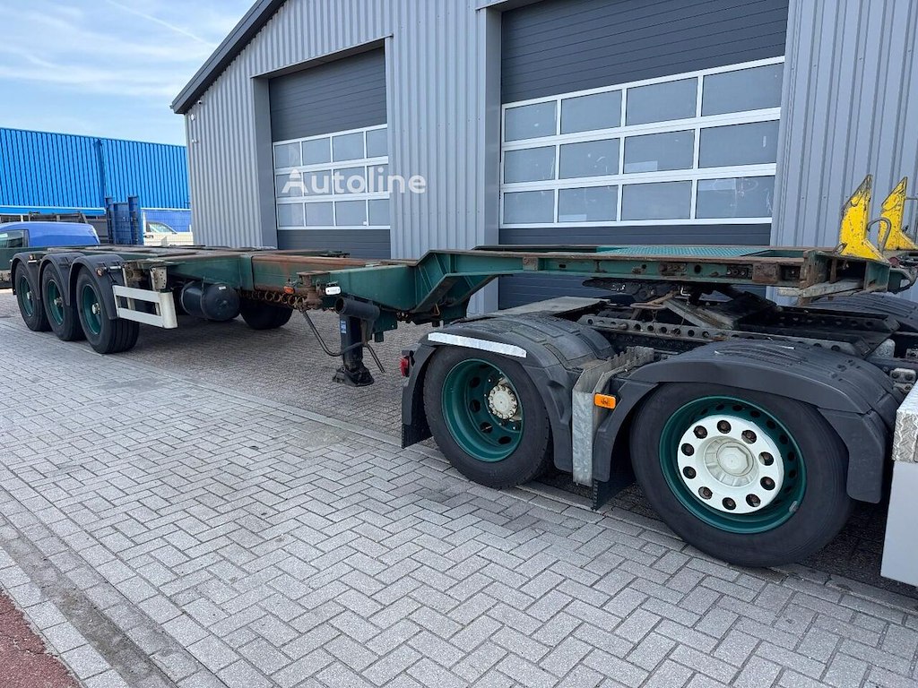 Pacton 3-ass Multi Container Chassis, All Container Connection poluprikolica za prevoz kontejnera