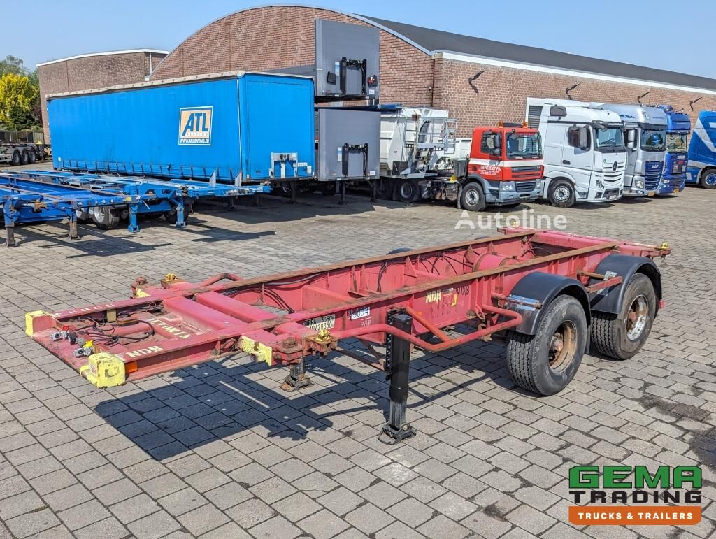 SHLADOT SD-901M 2-Assen ROR Drum Brakes - SteelSuspension - 20F poluprikolica za prevoz kontejnera