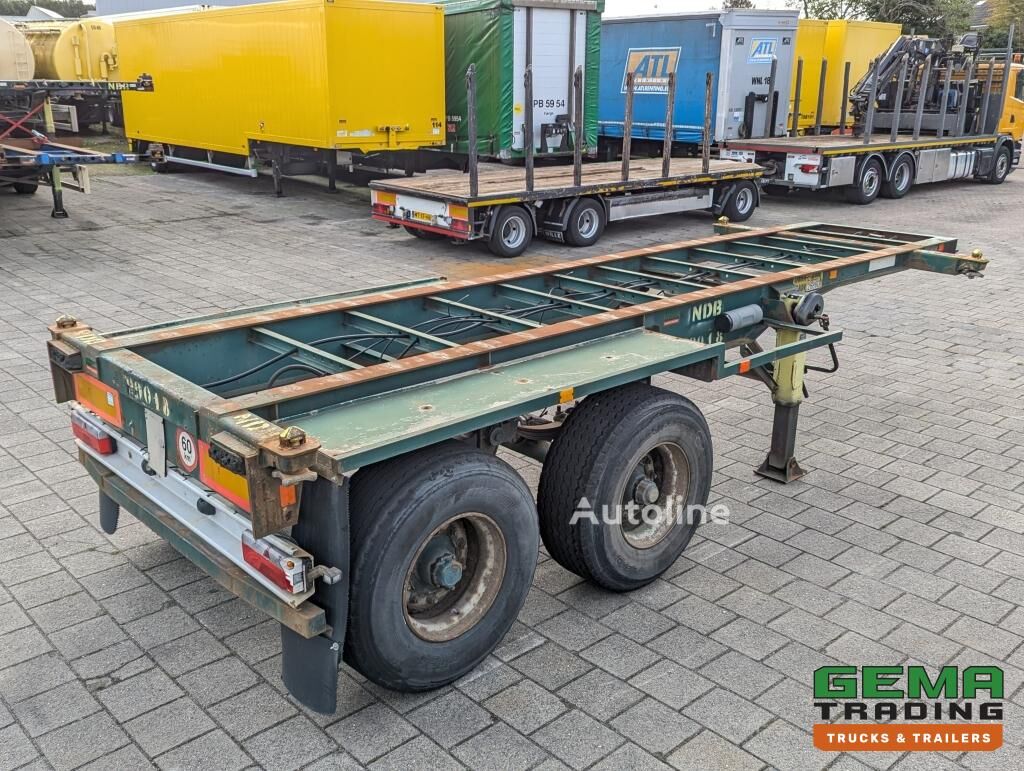 Flandria OP 20V 2A 2-Axles ROR - DrumBrakes - Steel Suspension - 20FT (O1 poluprikolica za prevoz kontejnera