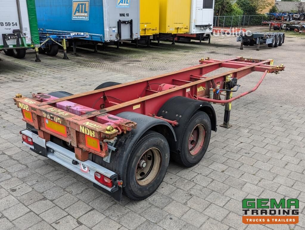 Krone SZC 20FT 2-Axles ROR - STEEL Suspension - DOUBLE tires - DrumBra poluprikolica za prevoz kontejnera