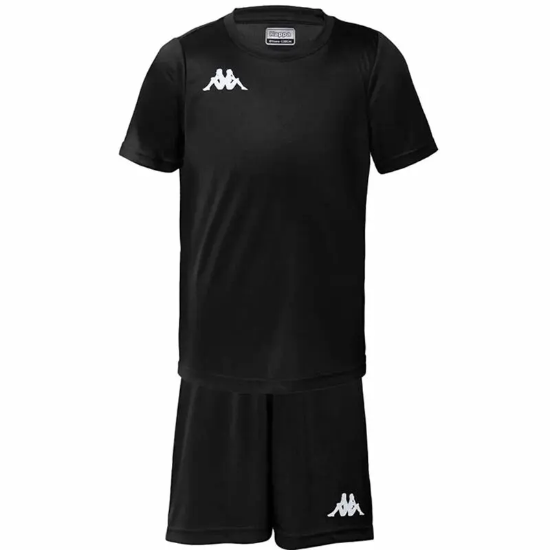 Kappa Muški set majica i šorts Kappa4Soccer Gorkit, Crni