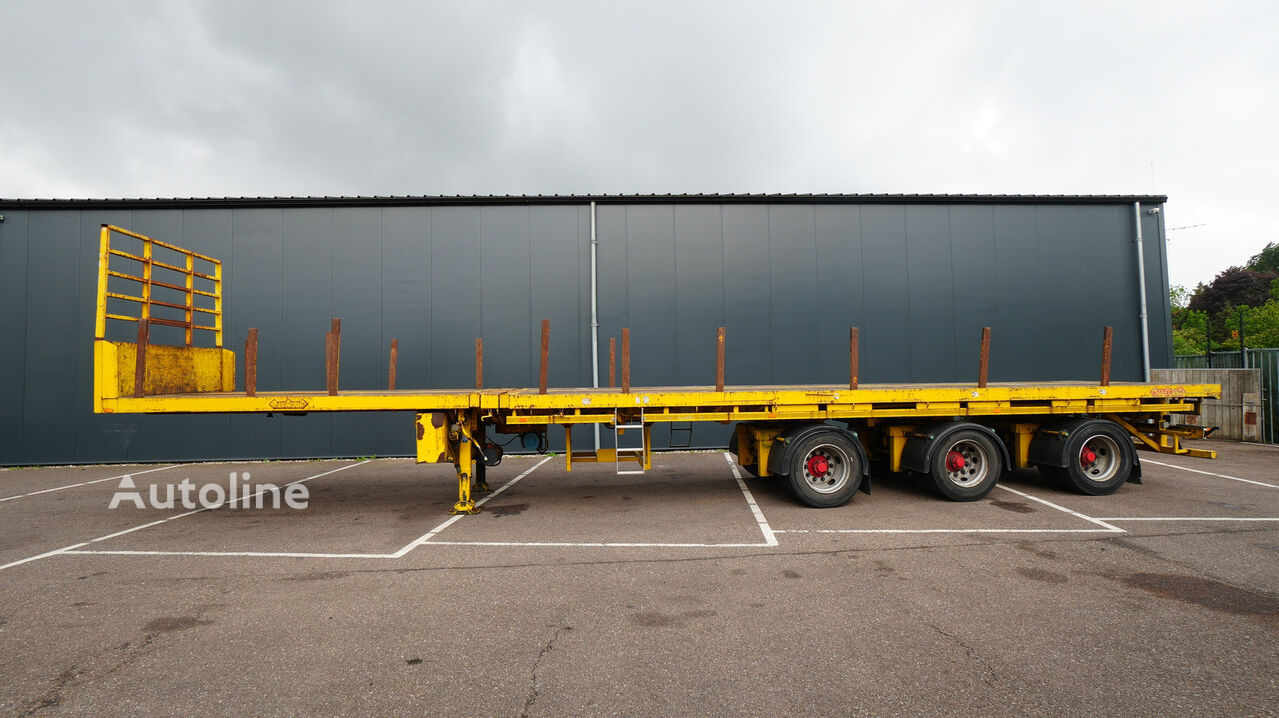 Nooteboom 3 axle extendable flatbed trailer poluprikolica platforma