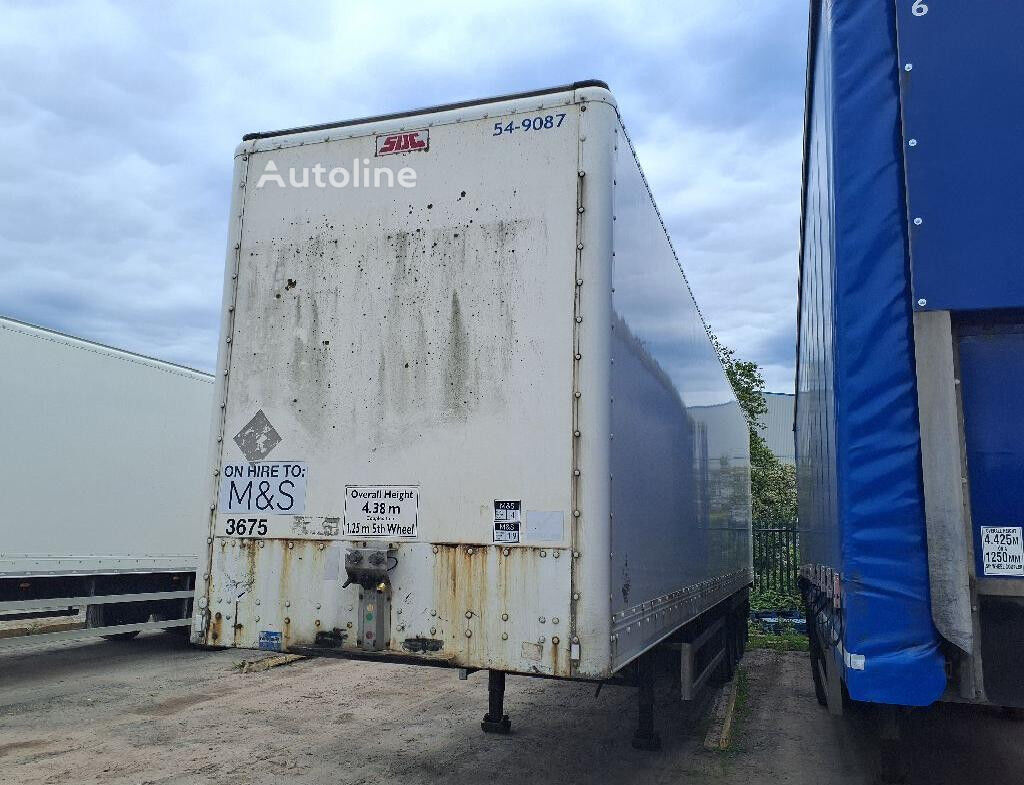 SDC TRAILERS LTD Trailer Van Plywood Standard Straight furgon poluprikolica