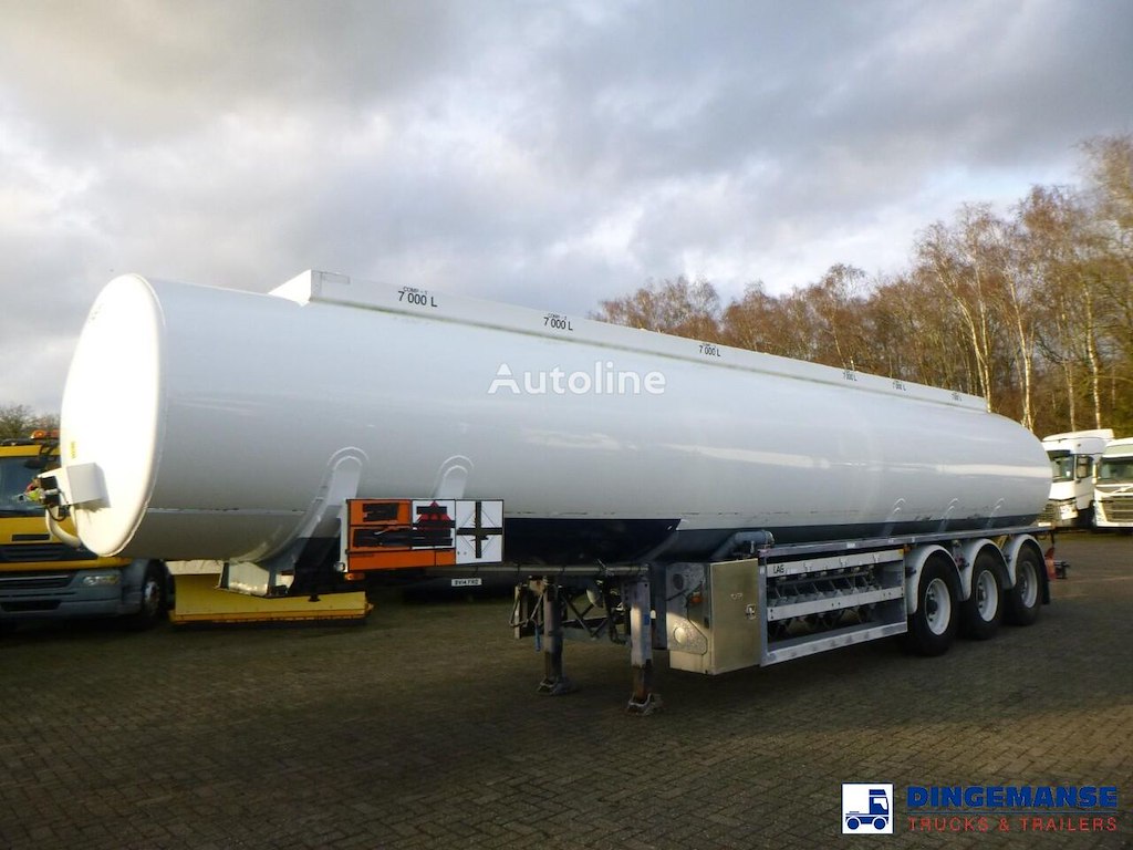 LAG L.A.G. Fuel tank alu 44.4 m3 / 6 comp + pump cisterna za goriva i maziva