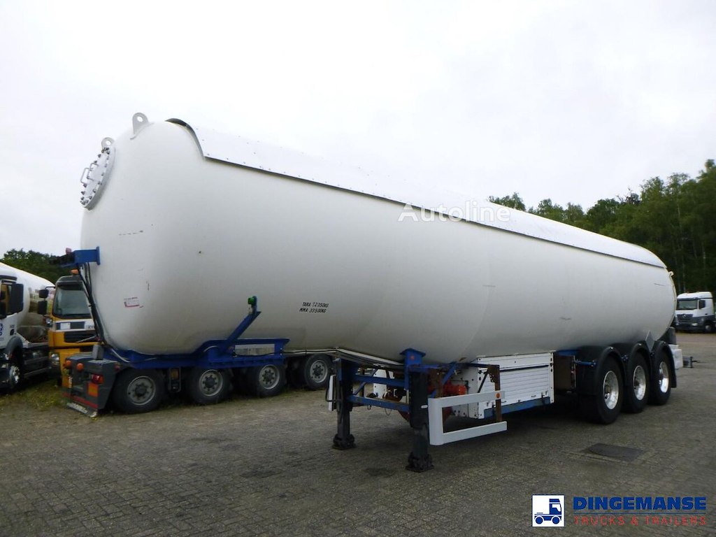 Tank EU Gas steel 46.9 m3 / 1 comp + pump poluprikolica cisterna za gas