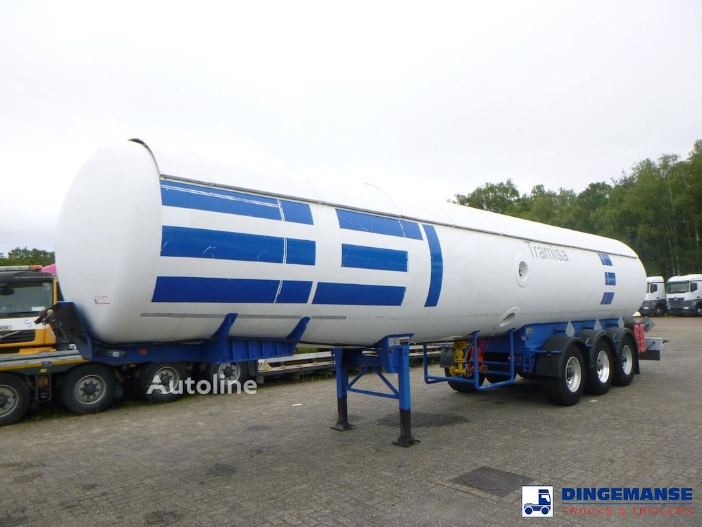 Tank TCSA Gas steel 44 m3 / 1 comp poluprikolica cisterna za gas