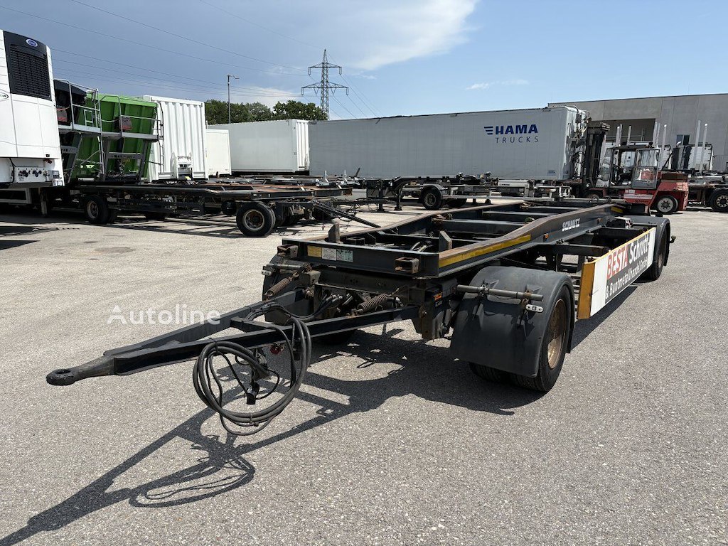 Schmitz Cargobull Abrollanhänger 2-achsig, Drehkranz, ACF20 prikolica za kontejnere