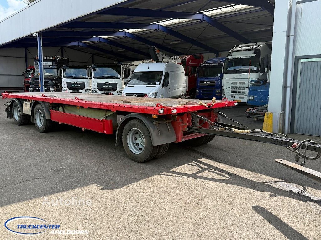 Fliegl DPS 300 2016 BPW, Drum brakes prikolica sa ravnom platformom