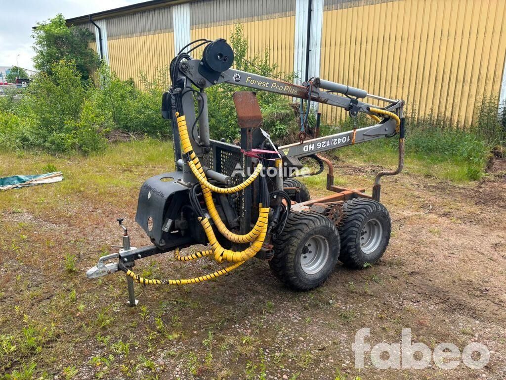 Prodaje se Nokka Forest Pro Plus 1042 Skogsvagn med kran för ATV (133851) šumarsku prikolicu na aukciji
