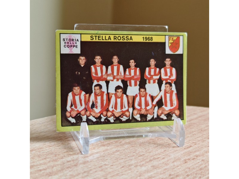 CRVENA ZVEZDA timska slicica CALCIATORI 1968-69 Panini