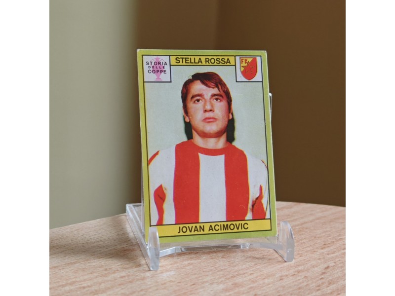 Jovan ACIMOVIC Zvezda slicica CALCIATORI 1968-69 Panini