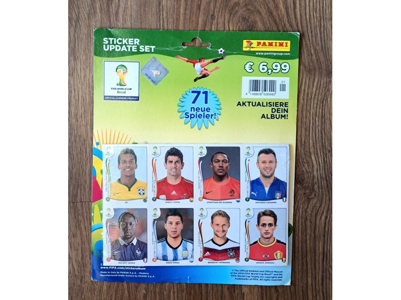 Brazil 2014 Panini Update set