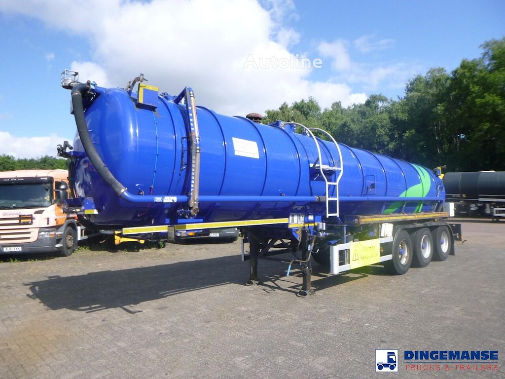 Whale Vacuum tank inox 29.5 m3 / 1 comp prikolica autocisterna