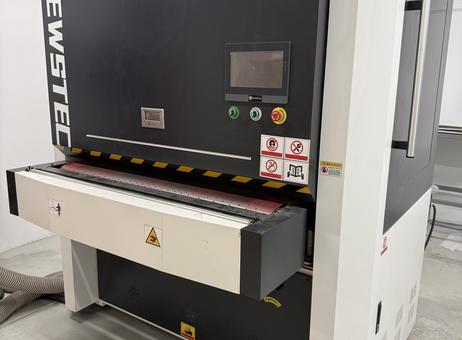 Newstec R-R1300 brusilica sa širokim trakom + sakupljač prašine HXHJ-XF04 (2024, ~100h)
