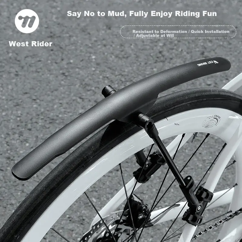 Westbiking Blatobran za bicikl, Podesiv, Crn