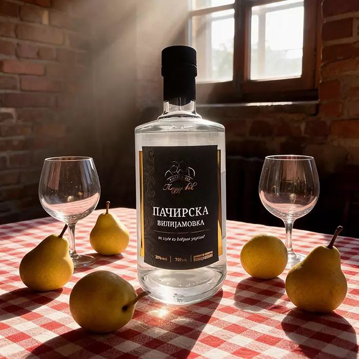 Pačirska rakija od viljamovke 0.7l