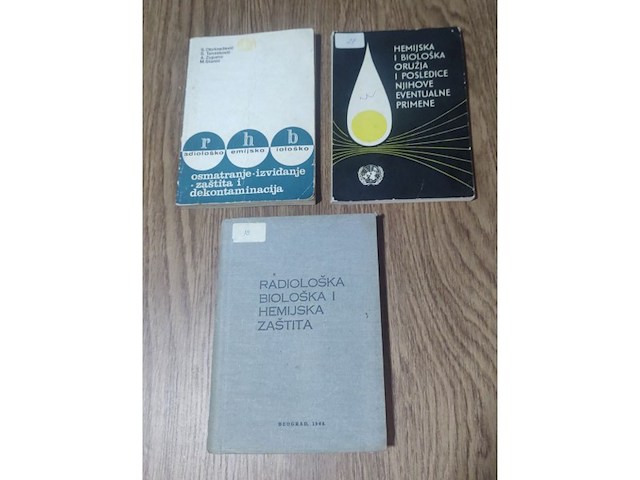 RHBO Priručnici ➡️ Tri priručnika ➡️ lepo očuvani