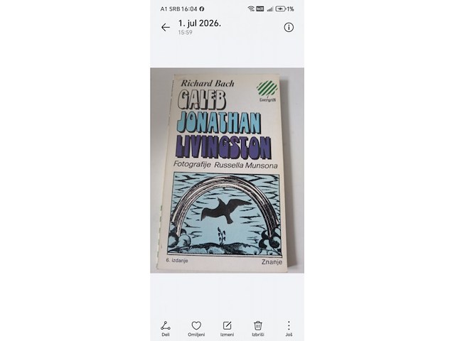 Galeb Jonathan Livingston,Richard Bach