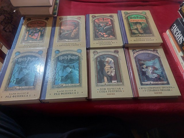 Hari poter 1-8 komplet
