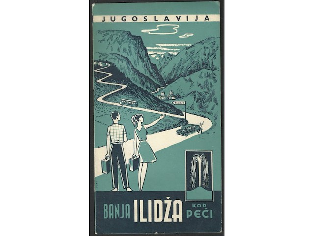kosovo - pec - banja ilidza - turisticka brosura
