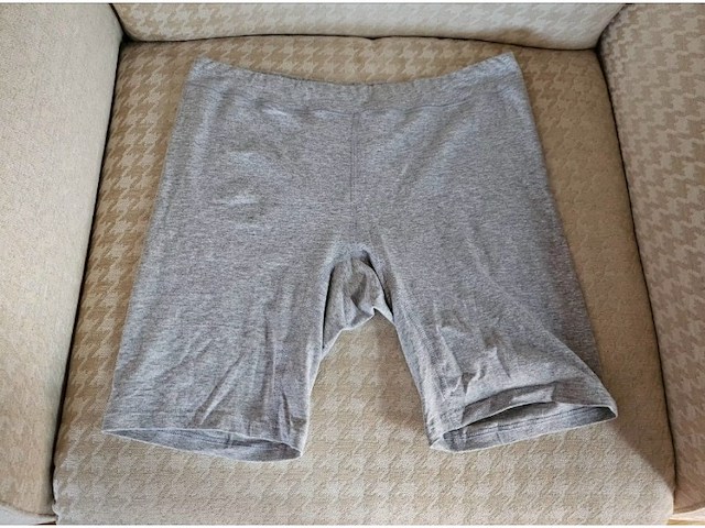 Gray nov biker šorts / legings, pamuk