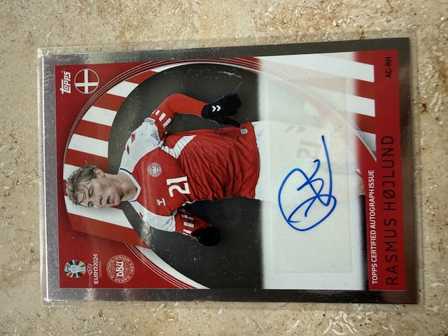 Euro 2024 Match Attax Rasmus Hojlund 99/100 AC-RH