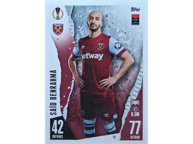 Match Attax 2023/24 112 Saïd Benrahma