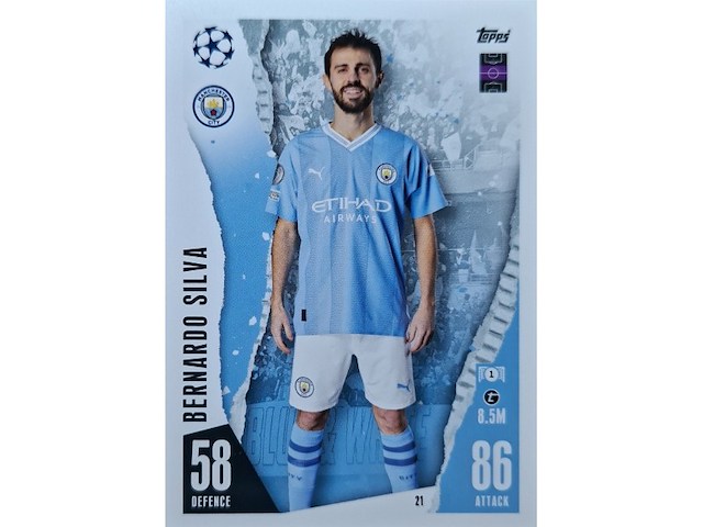 Match Attax 2023/24 21 Bernardo Silva