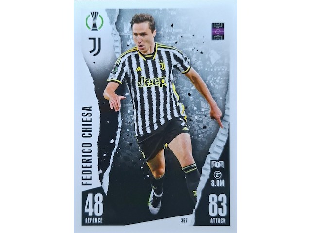 Match Attax 2023/24 367 Federico Chiesa