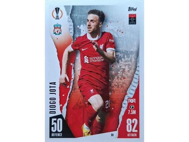 Match Attax 2023/24 98 Diogo Jota