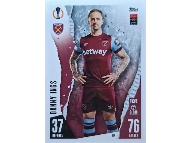 Match Attax 2023/24 117 Danny Ings