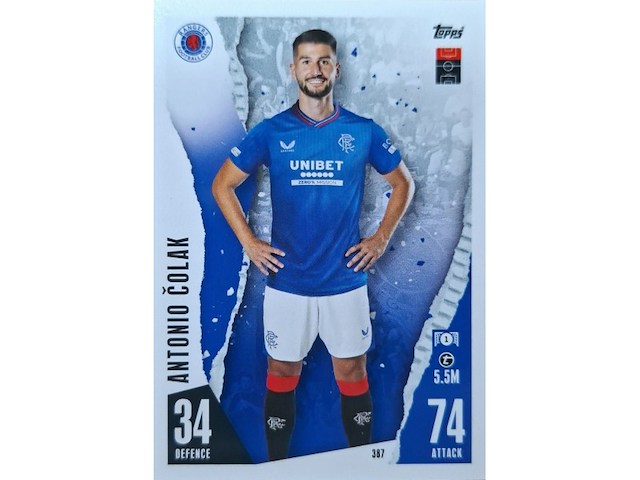 Match Attax 2023/24 387 Antonio Čolak