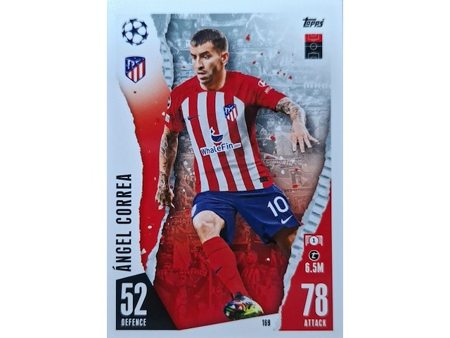 Match Attax 2023/24 169 Ángel Correa