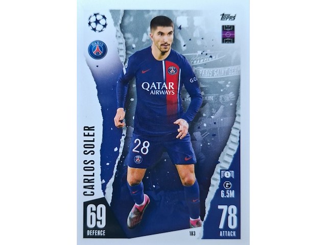 Match Attax 2023/24 183 Carlos Soler