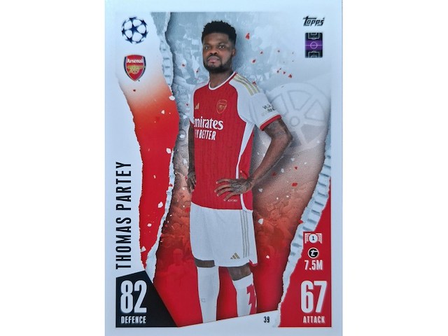 Match Attax 2023/24 39 Thomas Partey