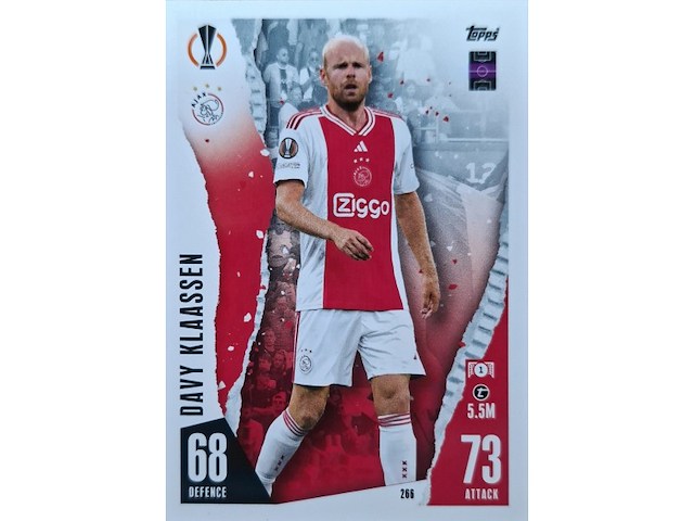 Match Attax 2023/24 266 Davy Klaassen
