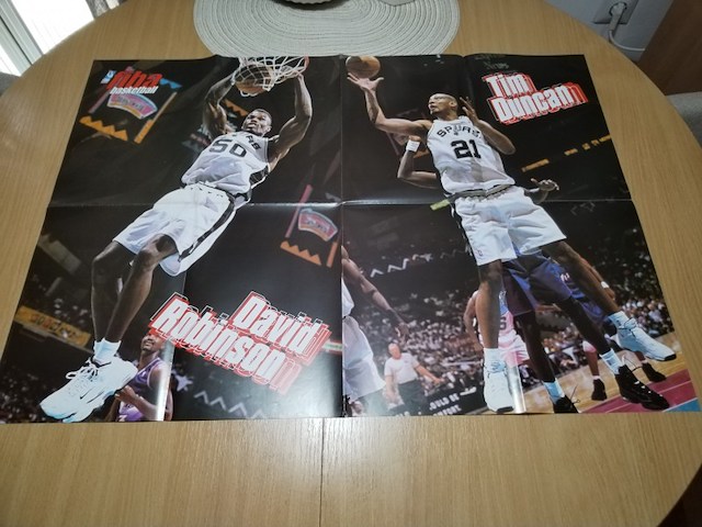 poster DAVID ROBINSON &; TIM DUNCAN