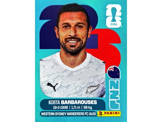 FIFA World Cup 2026 NZL20 Kosta Barbarouses