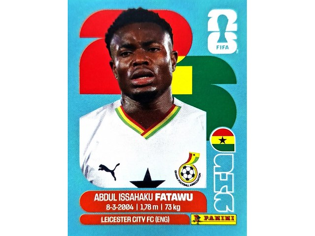 FIFA World Cup 2026 GHA9 Abdul Issahaku Fatawu