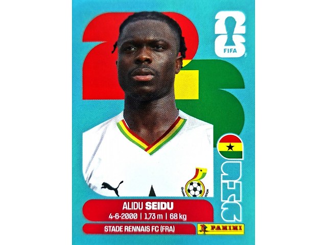 FIFA World Cup 2026 GHA5 Alidu Seidu